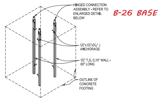 Universal Towers Base Footings – Antenna Parts Outlet